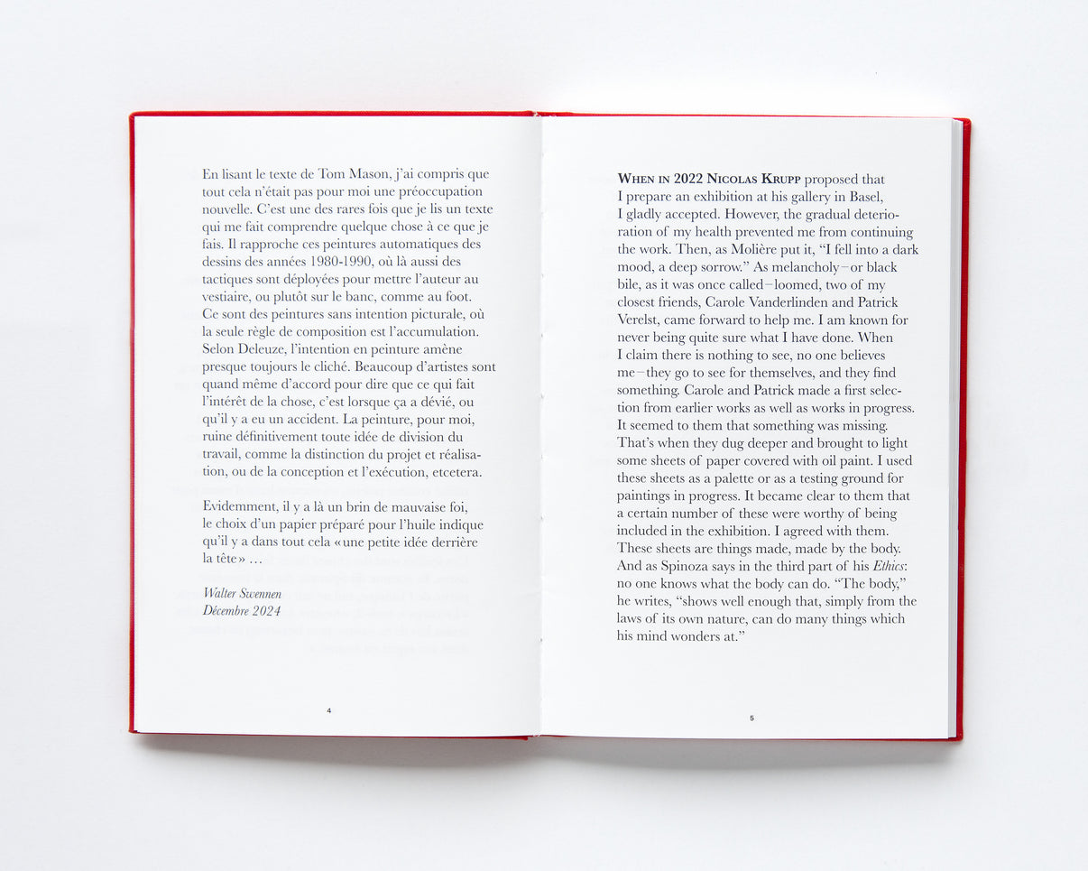 Walter Swennen ‘(what the body can do)’ – Posture Editions